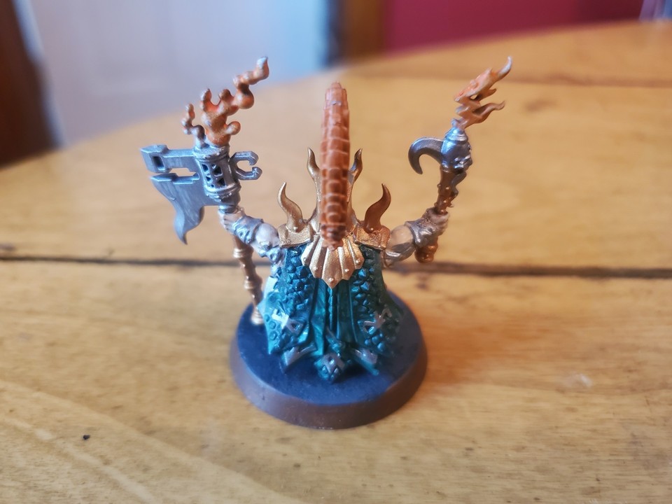 Warhammer AoS Fyreslayers Auric Runesmiter X1 Painted | eBay