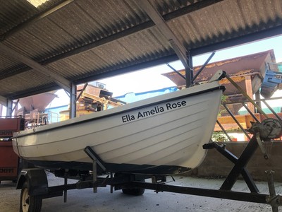 Orkney Spinner Boat And Motor | eBay UK