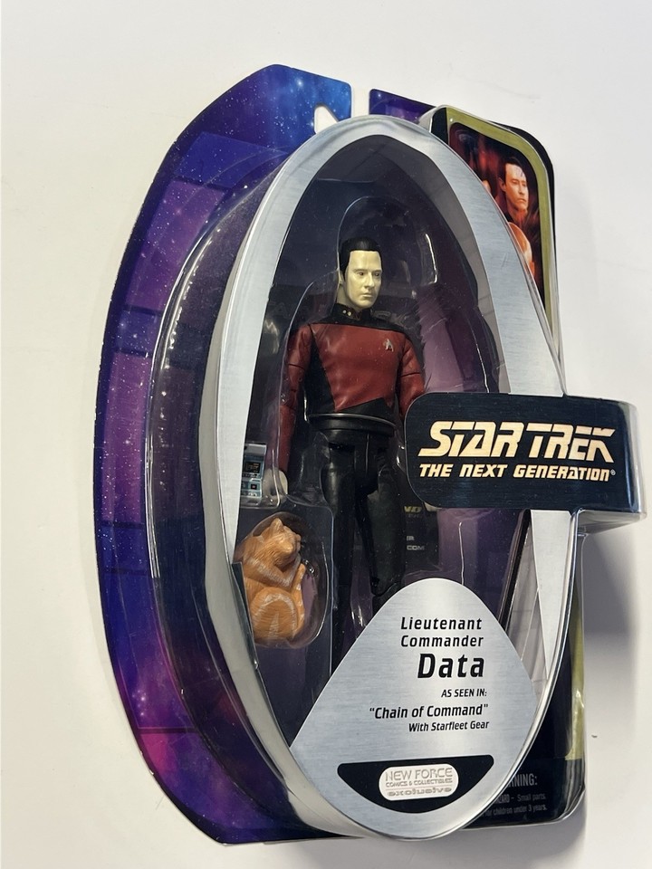 Star Trek TNG Chain Of Command Data Red Shirt Diamond Select Art Asylum ...