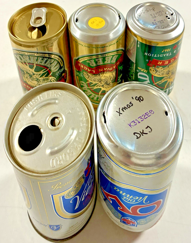 Moosehead choice or Old Vienna Canadian Beer Can 12oz steel/alu empty ...