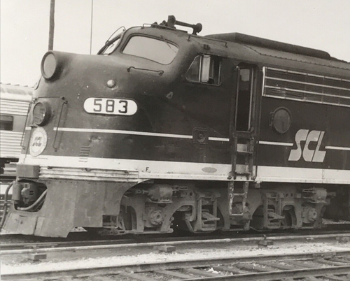 Seaboard Coast Line Railroad SCL #583 E8A Electromotive Train Photo ...