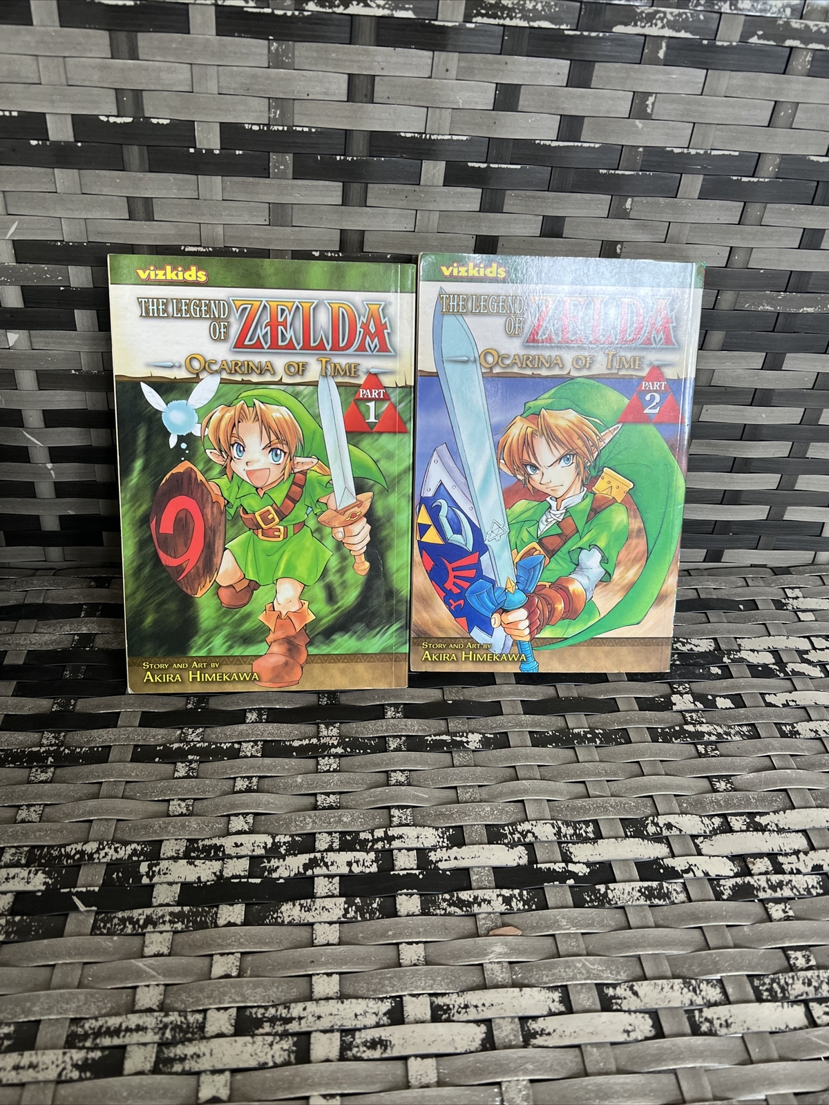 The Legend Of Zelda Ocarina Of Time Volume 1 & 2 English Manga Books ...