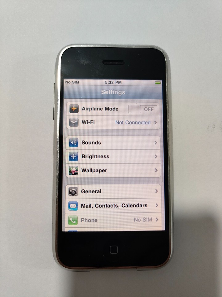 Fully Functional Apple iPhone 2G (1st Generation) 4 8 16 GB Unlocked ...