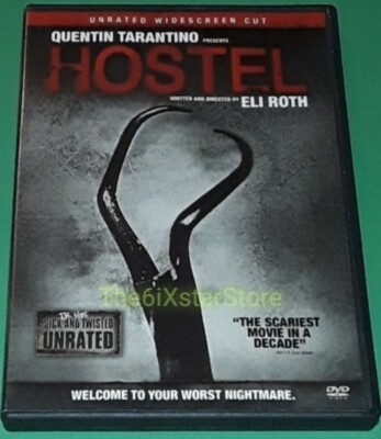HOSTEL DVD - 2006 Unrated Edition HORROR ELI ROTH Tarantino Blood Gore ...