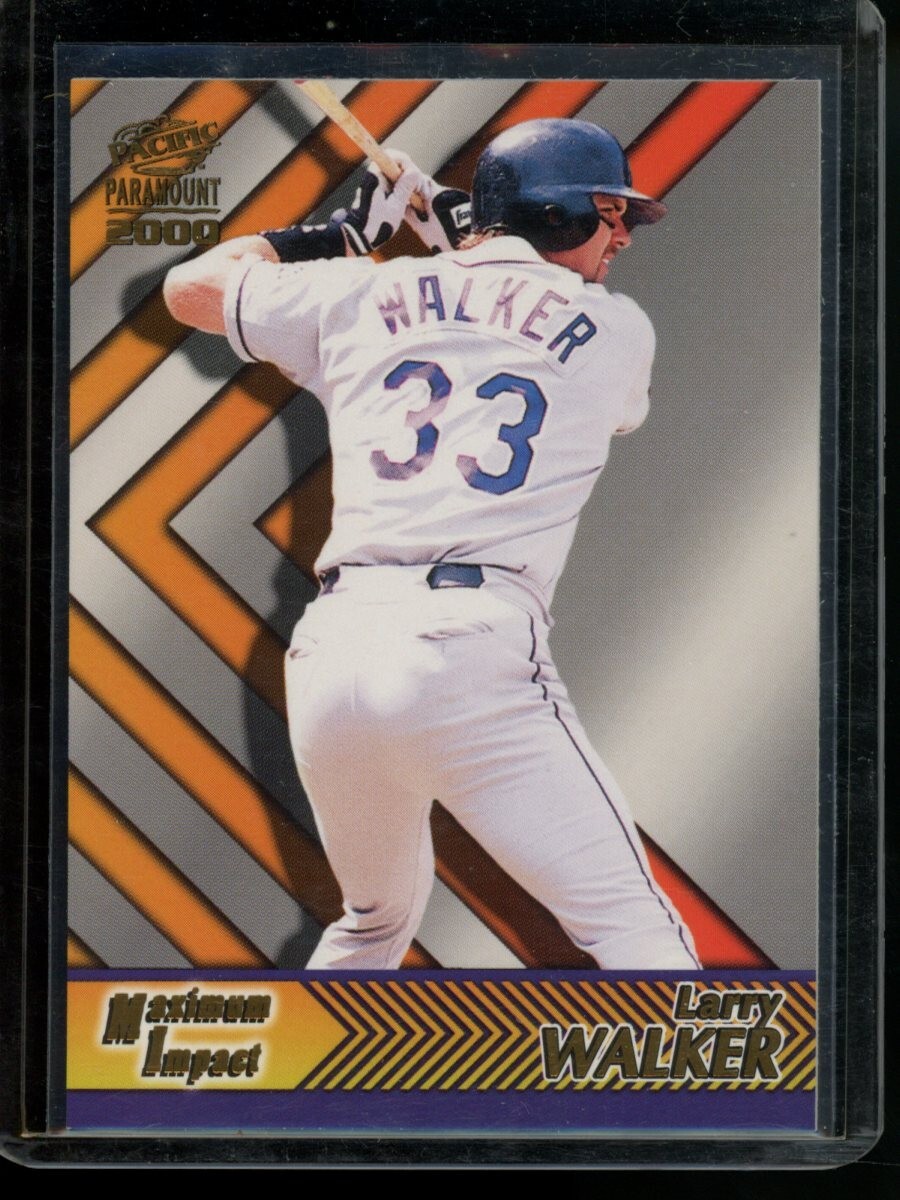 2000 Pacific Paramount MAXIMUM IMPACT 7-11 #7 Larry Walker ROCKIES SP ...