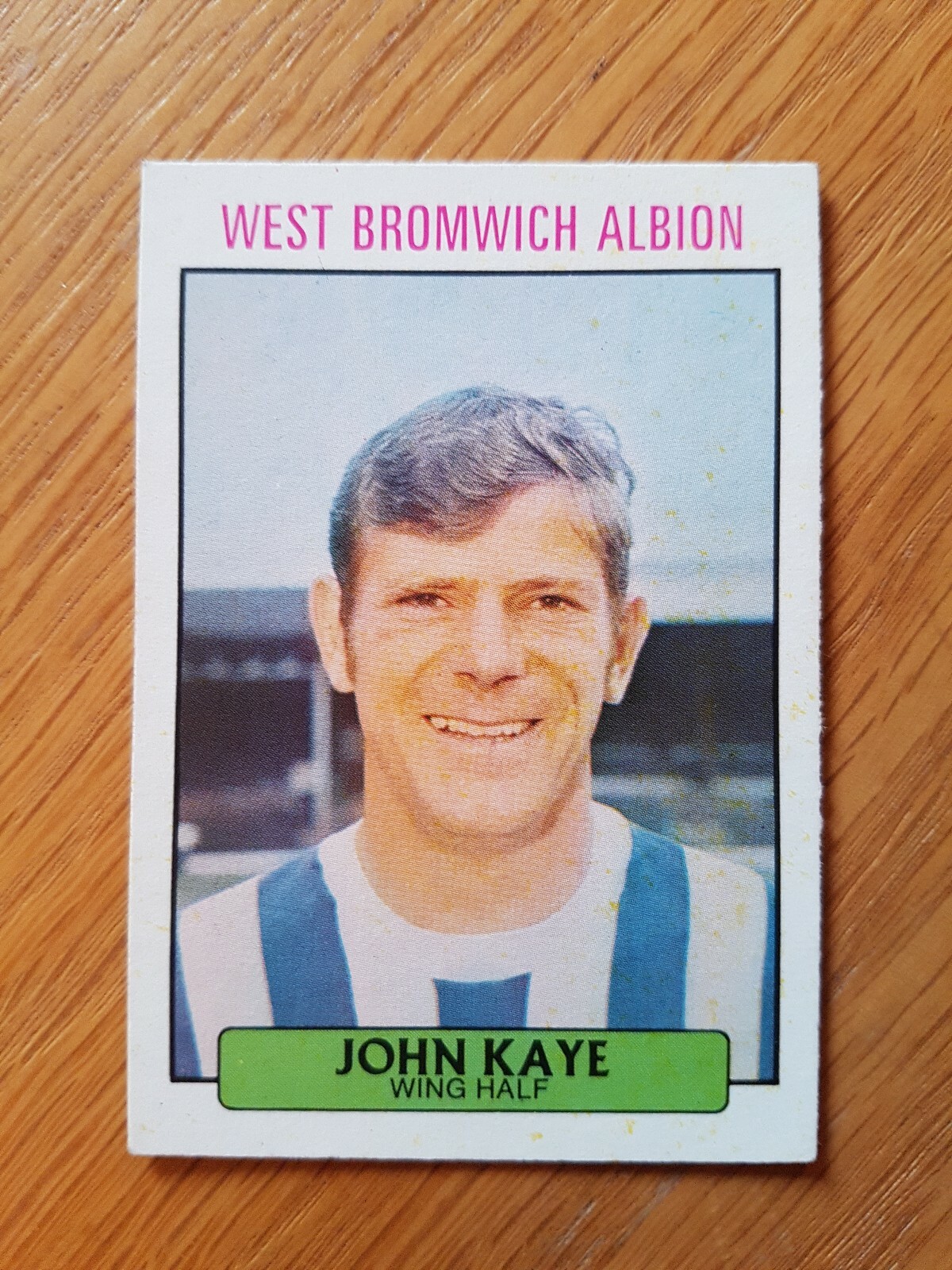 A&BC 1971 Footballer Card Purple - John Kaye - WBA - #93 (a) | eBay UK