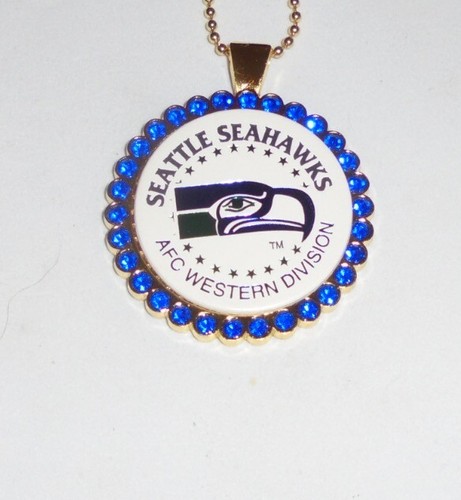 SEATTLE SEAHAWKS Game Day Good Luck NFL AFC City Pog Bling Chain ...