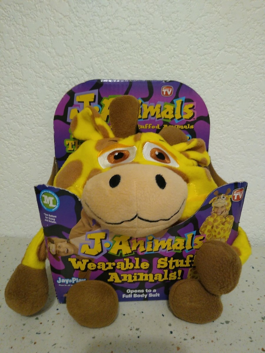 Janimals Wearable Stuffed Animals Snuggle Pets J Animals Onesie