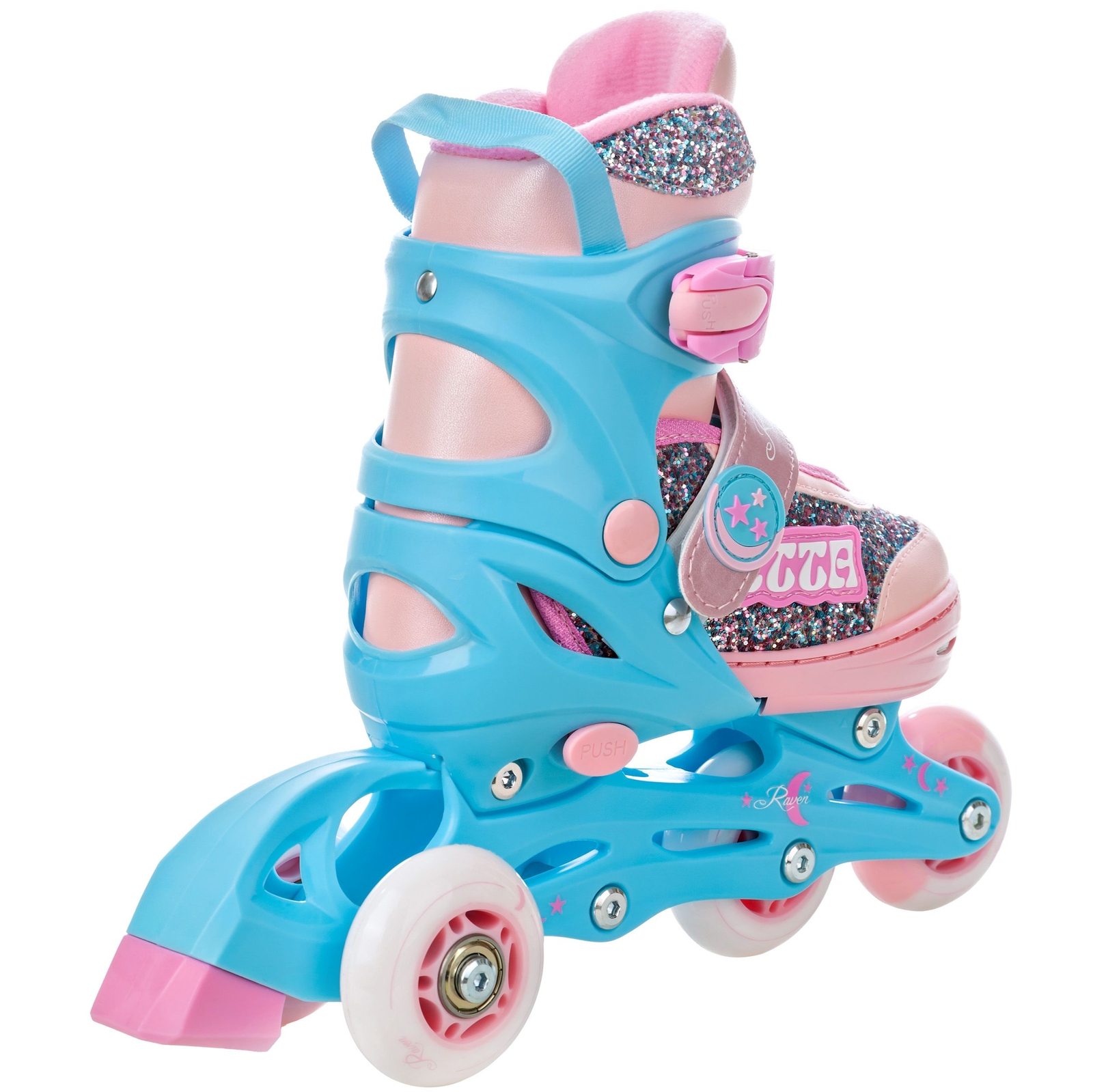 Roller Etta Raven modulable en patin à glace et triskate rose pour l ...