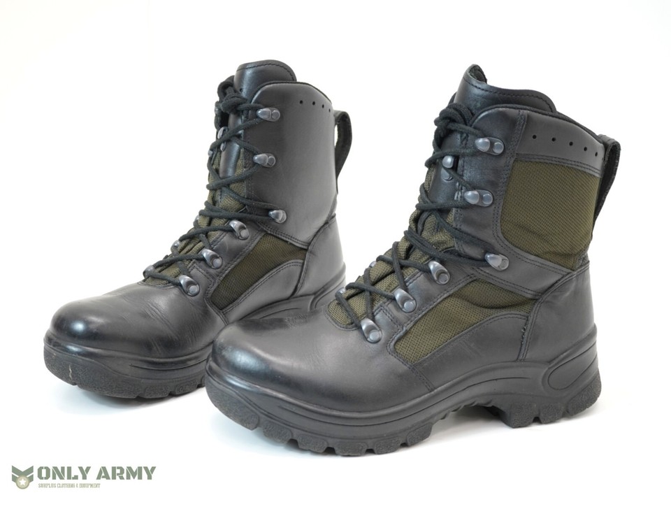 German Army HAIX Boots Military SF KSK Boot Heavy Duty Black Leather ...