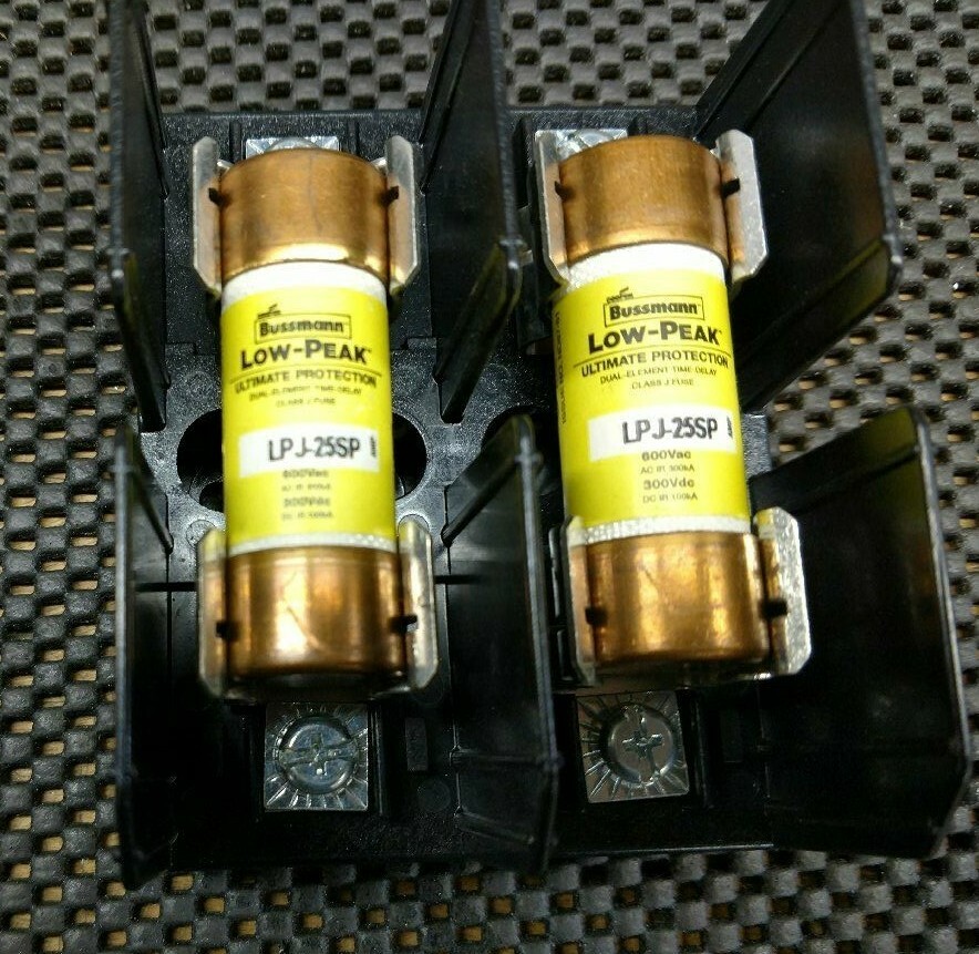 Bussman J60030-2P FUSEHOLDER - 30A 600V Class J Fuse Block w/ 2 LPJ ...