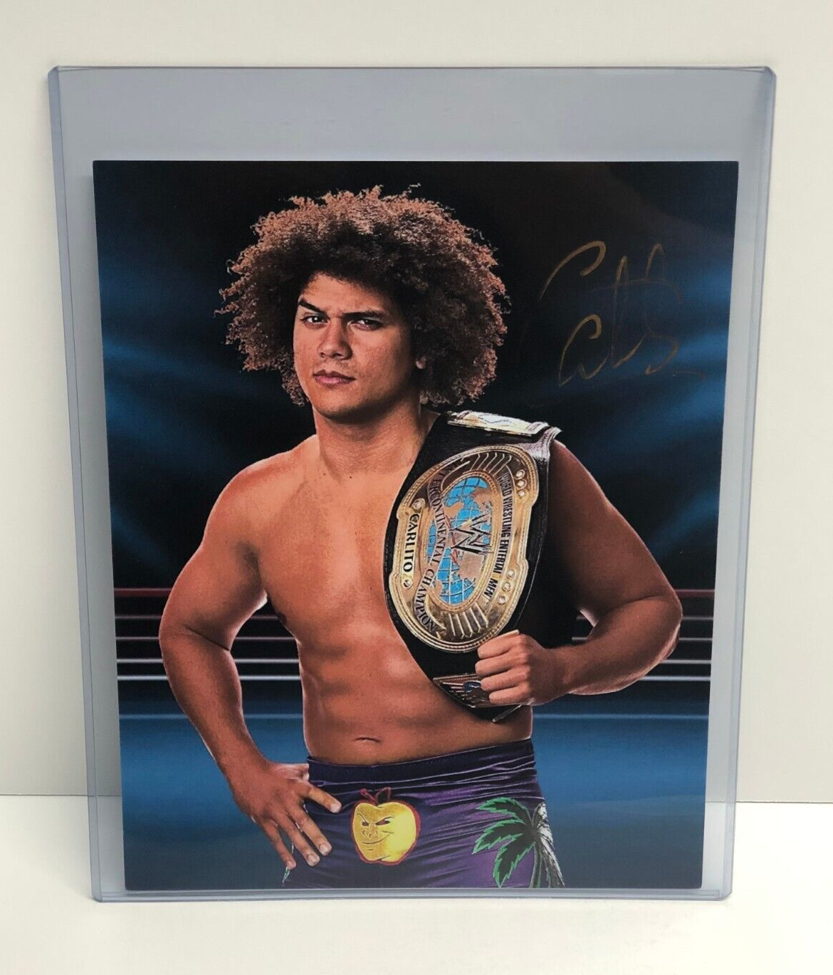 Carlito Colon Hand Signed WWE Intercontinental Champion 8 x 10 Photo ...