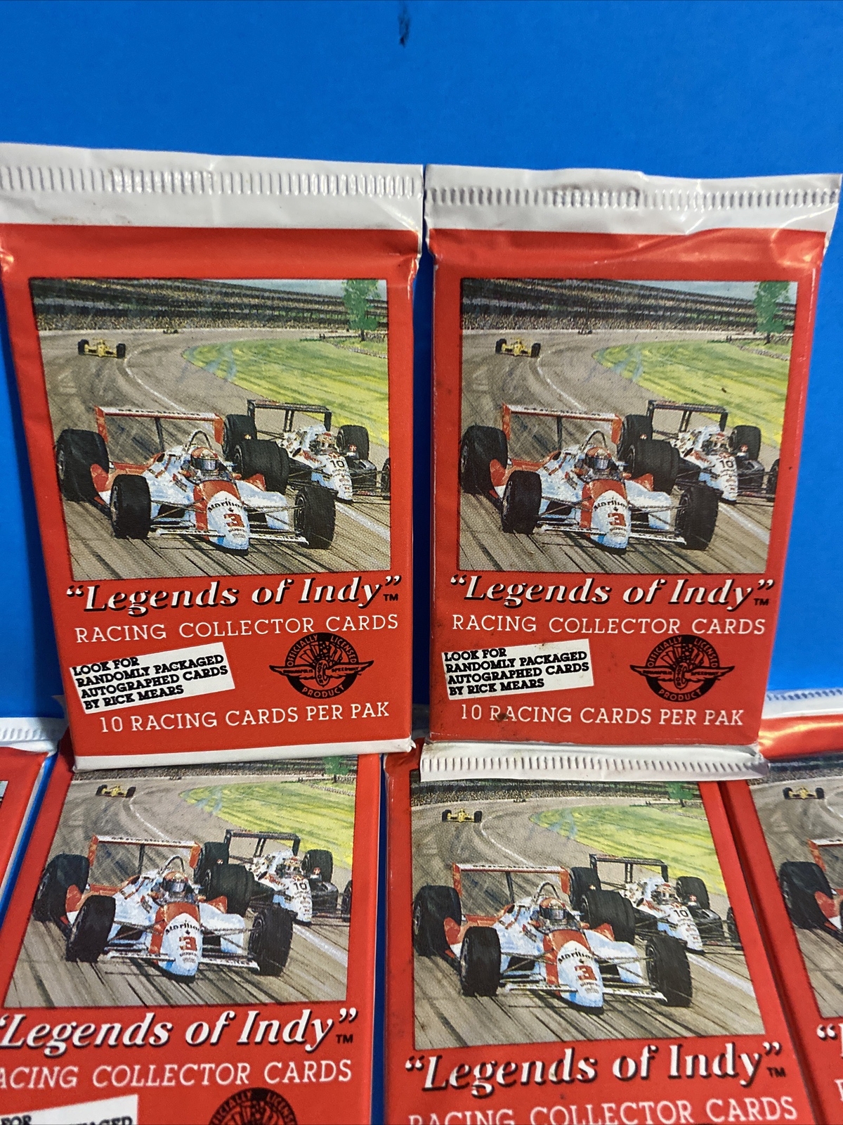 Legends Of Indy Racing Collector Package Of 10 Cards 1992 Sealed 22 ...