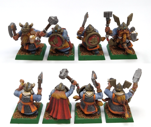 Warhammer Fantasy Dwarf Battalion - 33x Warriors, 16x Thunderers ...