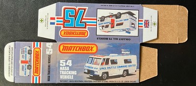 Matchbox Superfast #54 Mobile Home ‘77-‘82 Type L Repro Box | eBay