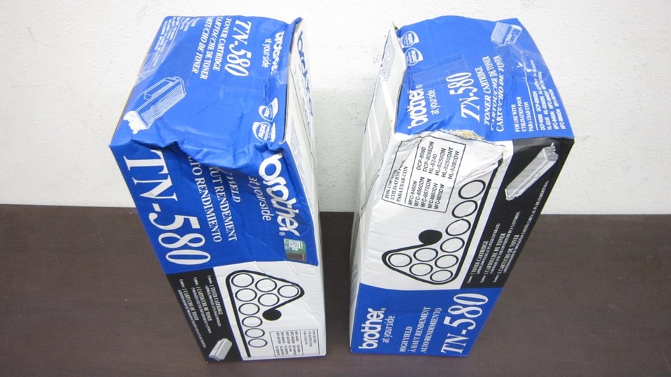 2PK Brother TN-580 Black Toner HL-5270 MFC-8660DN MFC-8860DN NEW ...