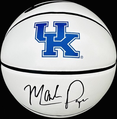 MARK POPE SIGNED KENTUCKY WILDCATS NIKE LOGO BASKETBALL PSA/DNA GO CATS ...