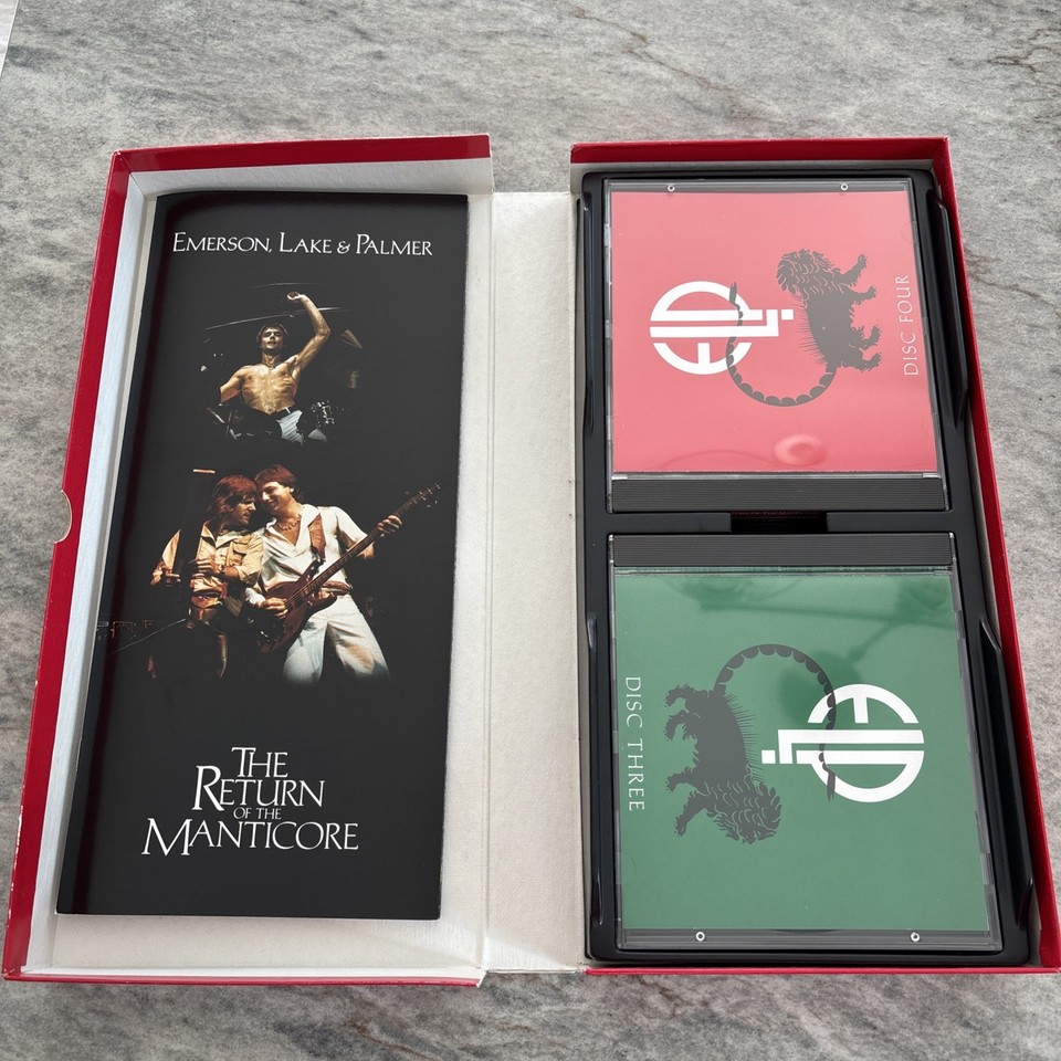 Emerson Lake & Palmer Return Of The Manticore Box Set Cds 42282845924 ...