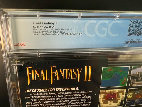 Final Fantasy II 2 III 3 Mystic Quest Super Nintendo SNES Complete CGC ...