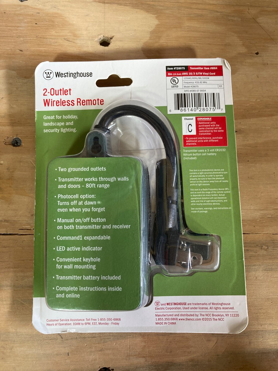 Wall Outlet In Remote Alarm Fosmon Wireless Remote Control Outlet Plug