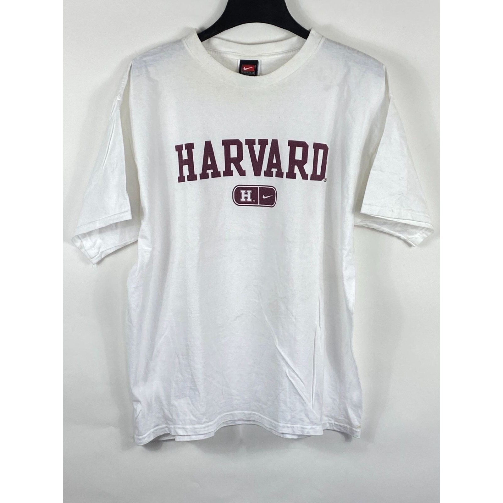 Vintage Nike Harvard University Script Tee Shirt Whit… - Gem