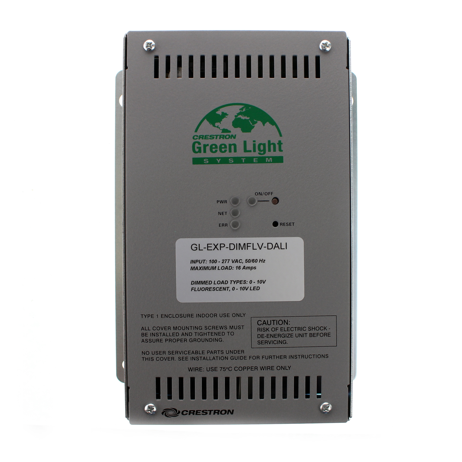 Crestron Gl-exp-dimflv-dali Dimmer Expansion Module Dali 120/277v 16a 0 ...