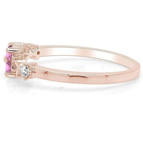 Simulated Tourmale Weddg Anniversary Rg For Her 14k Rose Gold Plated | eBay