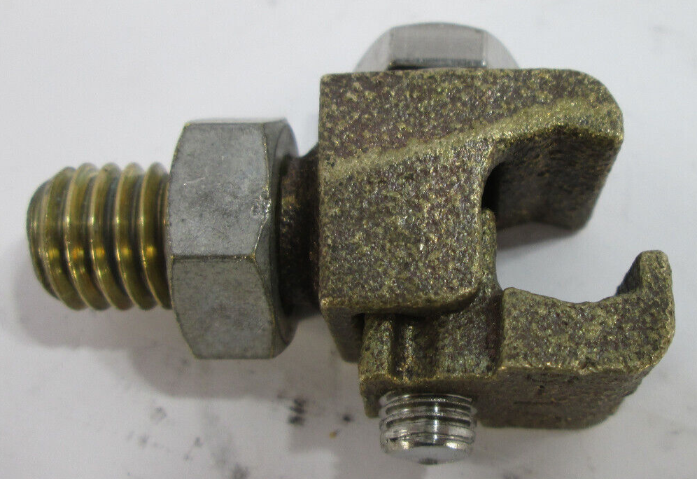 PUI - Bronze Vise Grounding Connector - 6 - 1/0 - Lot of 20 | eBay