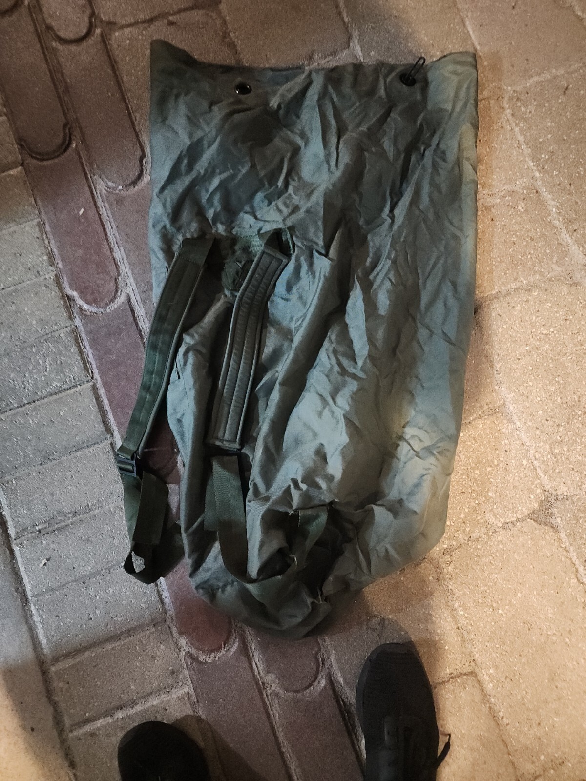 US Army GI Military Heavy Duty Nylon Duffle Bag Rucks… - Gem