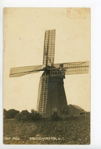 Old Mill RPPC Bridgehampton—Rare Antique Windmill HAMPTONS Photo ...