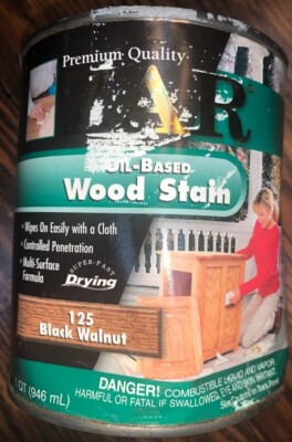 Zar Interior Stain 125 Black Walnut Quart | eBay