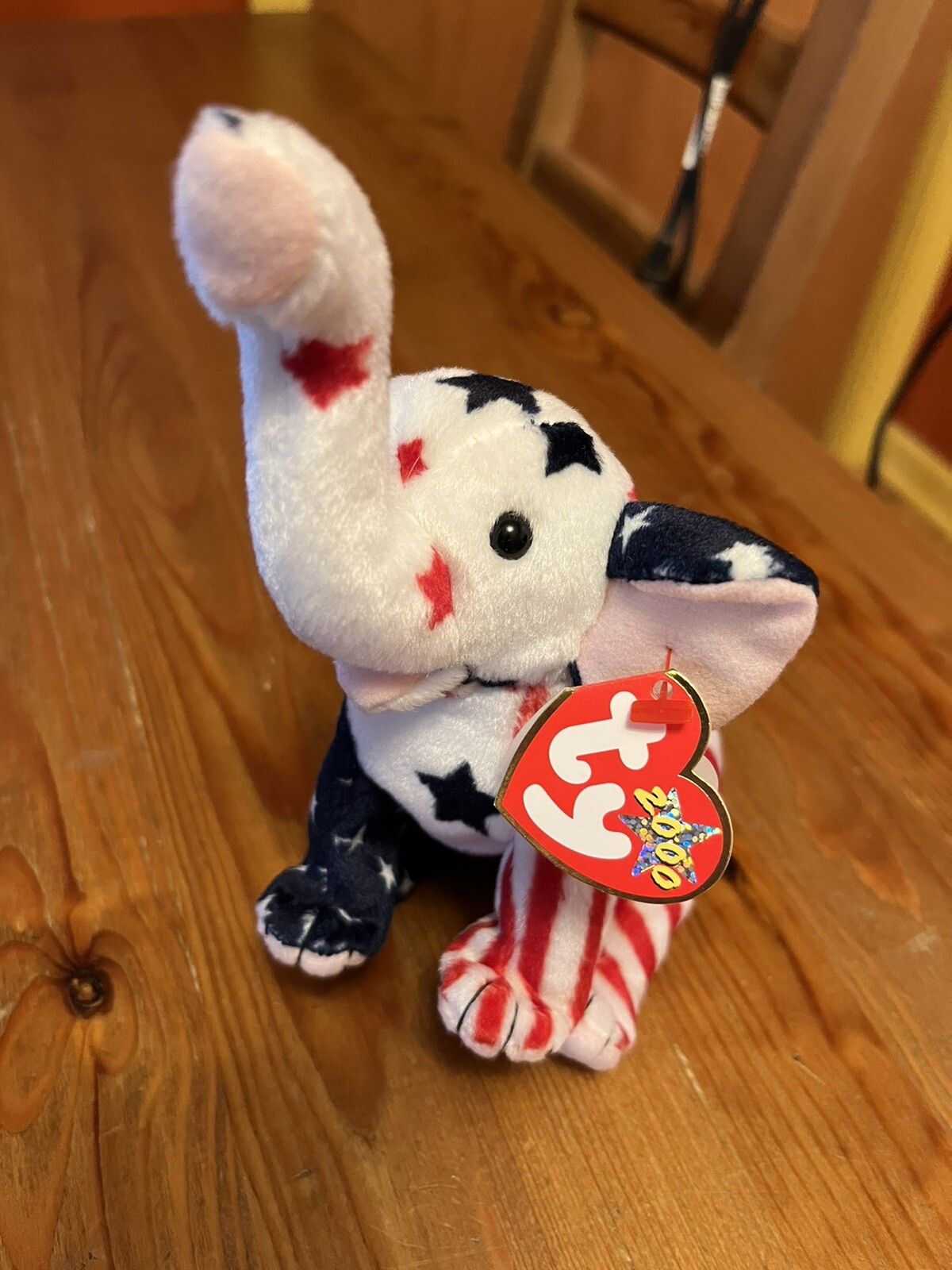 Ty Beanie Baby Righty 2000 the Elephant DOB July 4, 2000 , RARE | eBay