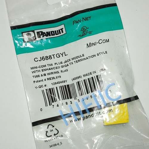 1PCS CJ688TGYL -Com TX6 Plus Jack Module Enhanced Giga Style Yellow #A6 ...