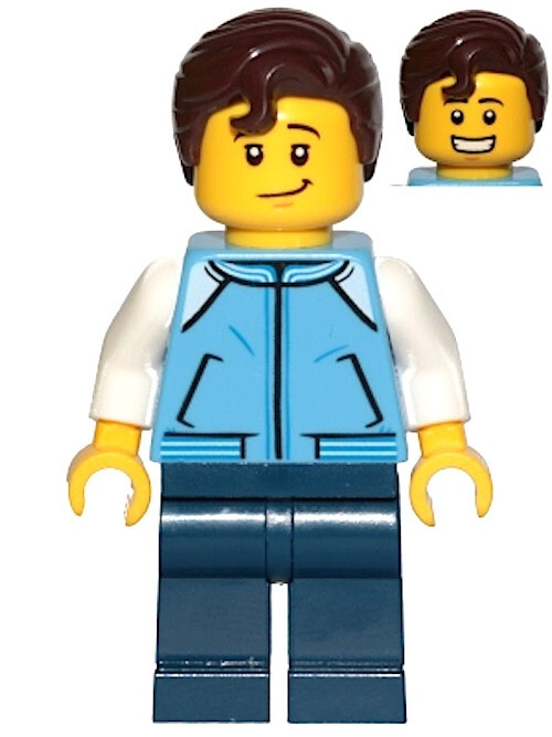 Lego Minifigure Dad Mom Daughter Son Grandma Grandpa Family Man Woman ...