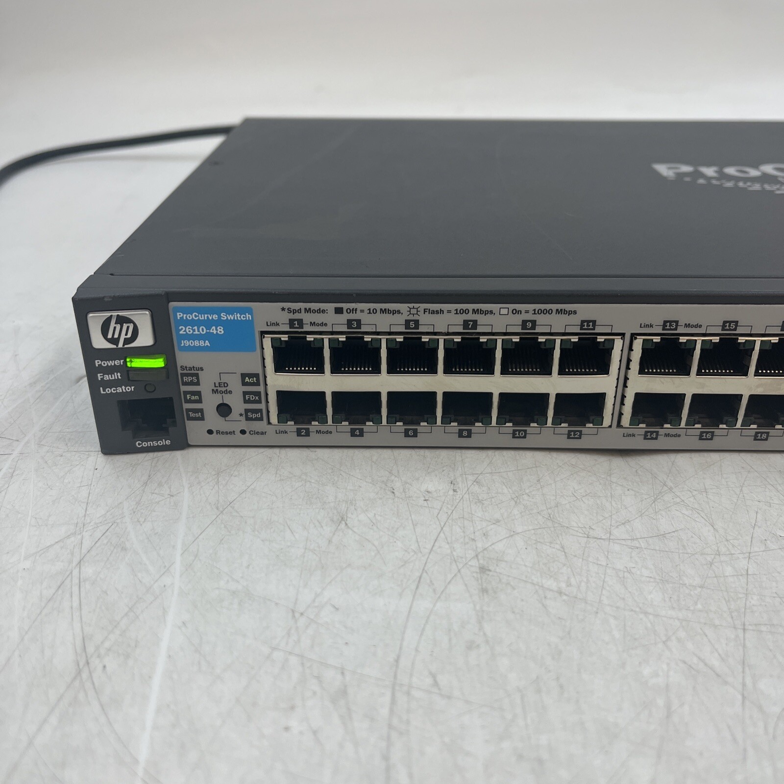 HP ProCurve 2610-48 J9088A 48 Port Ethernet Switch 10/100. | eBay