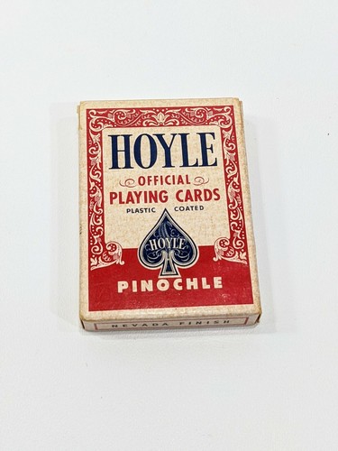 Vintage Hoyle Official Playing Cards Pinochle Plastic Coated Nevada ...