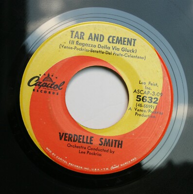 VERDELLE SMITH No Soul 45rpm Tar and Cement b/w A Piece of the Sky HEAR ...