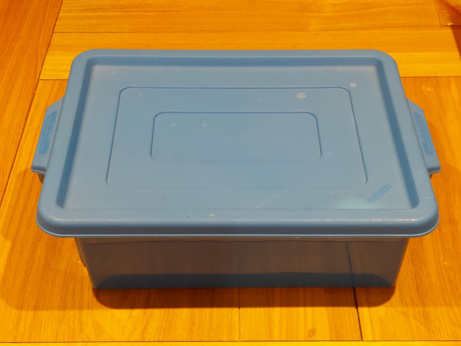 Blue Lego storage box with mixed colours largely special parts c1.19kg ...