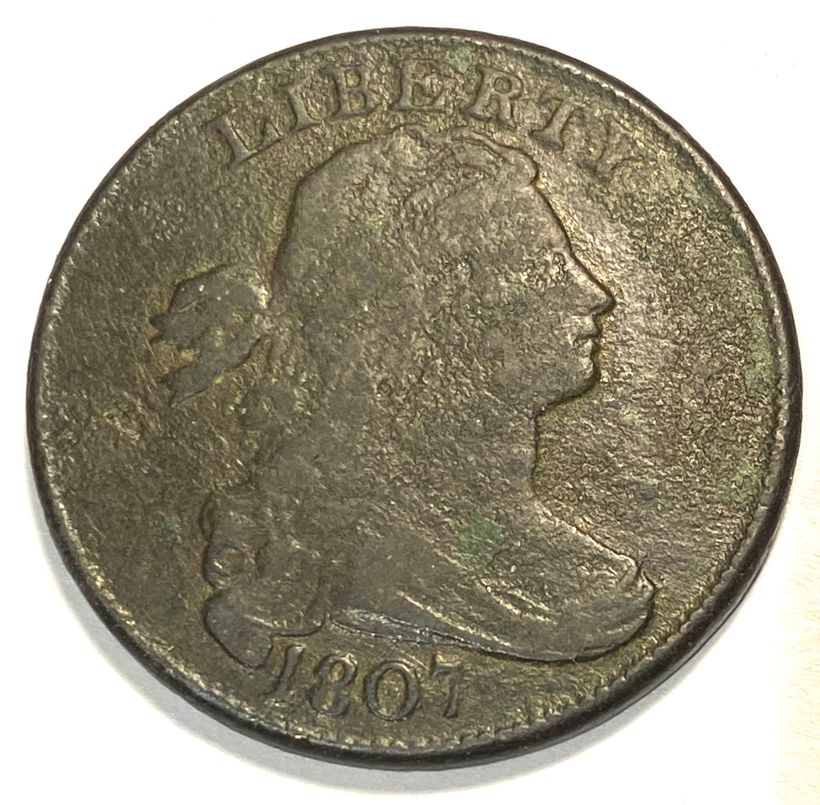 1807 LARGE CENT VF+ Small Fractions #1 | eBay