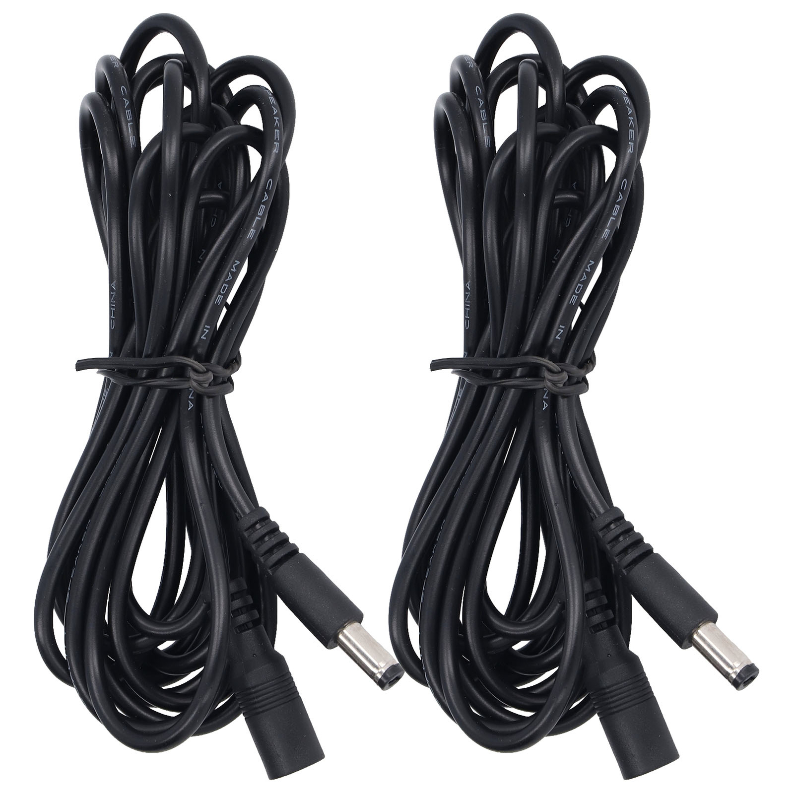 2Pcs LED Solar Light Extension Cord Monitoring Power Connection Cable 5 ...