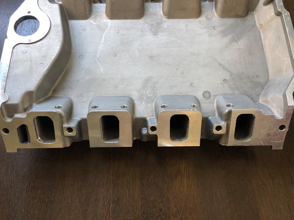 Ford FE 390 428 Big Block 6-71 8-71 Blower Aluminum Intake Manifold ...