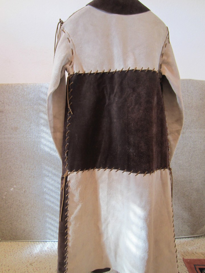 VINTAGE, COWHIDE LEATHER LONG "RIDING COAT" | eBay
