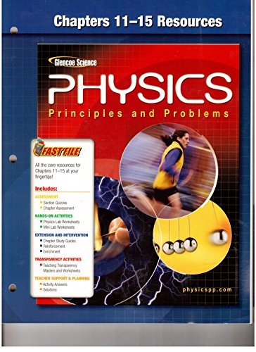 CHAPTERS 11-15 RESOURCES (GLENCOE SCIENCE PHYSICS | eBay