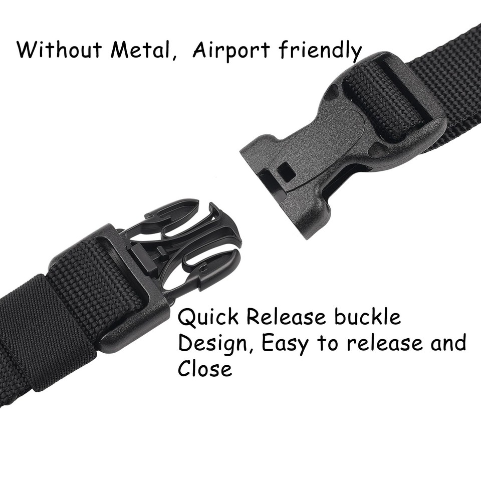 OAZSE 1" Wide Nylon Web Belts for Men Quick Release Plastic Buckle ...