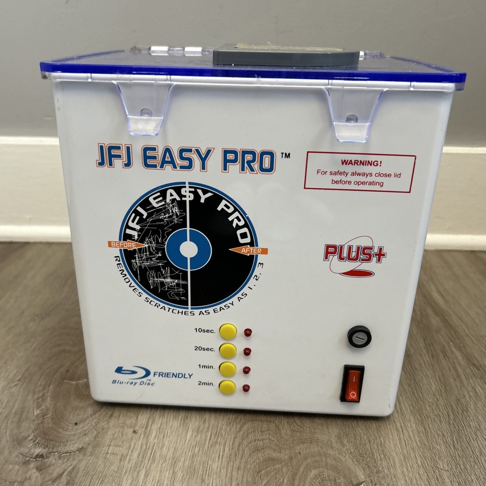 JFJ Easy Pro Disc Scratch Repair Machine CD DVD & Video Games Tested ...