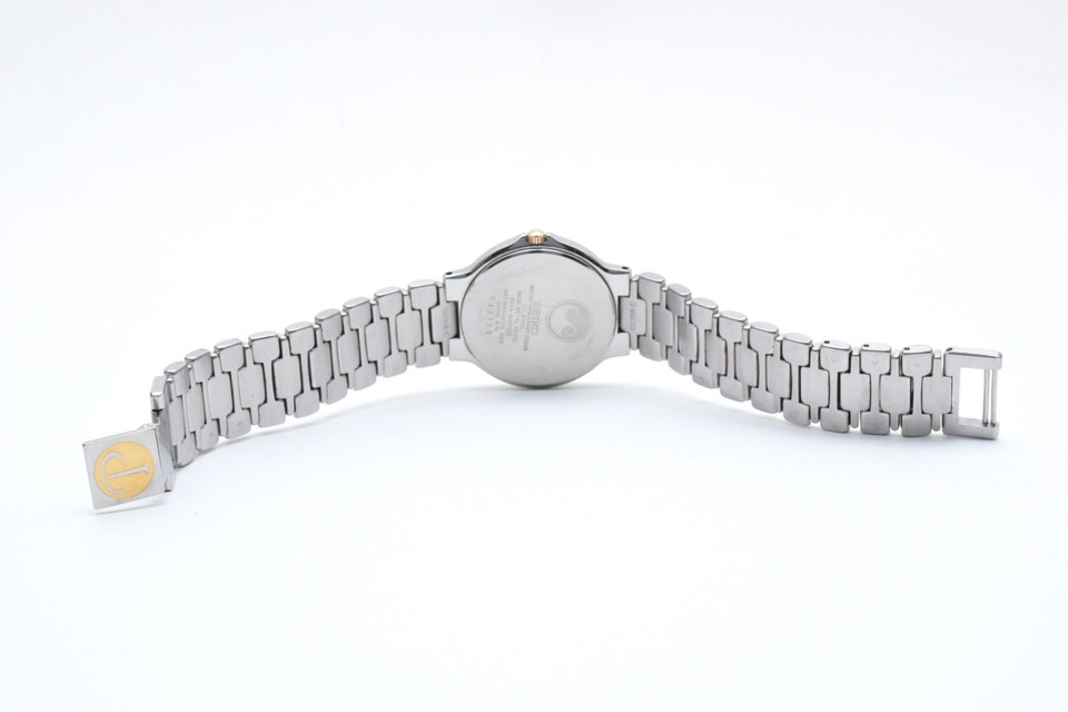 ️New Batt 【N MINT】 Vintage SEIKO PRESAGE 9539-6000 Gold Quartz Mens ...