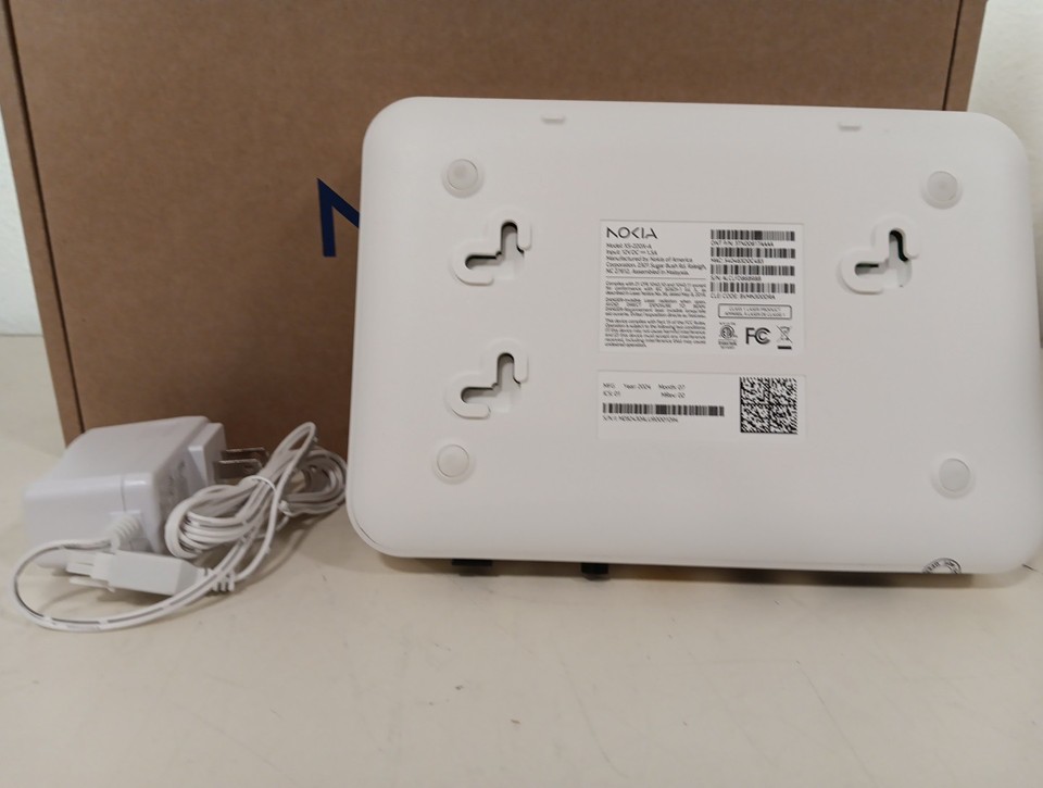 NOKIA XS-220X-A Optical Network Terminal With Power Cord NEW | eBay