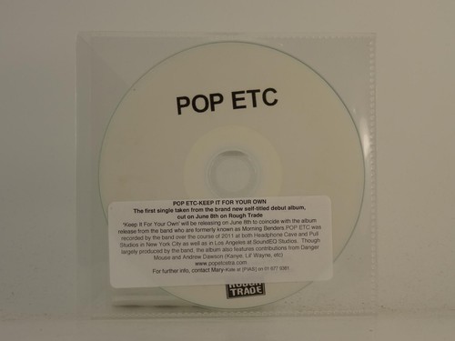 POP ETC KEEP IT FOR YOUR OWN (H1) 1 Track Promo CD Single along with ...