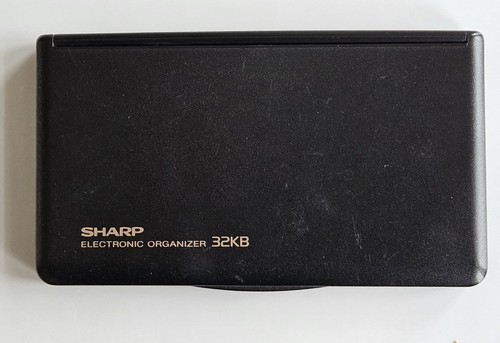 SHARP Electronic Organizer with Manual 32KB Memory - Working, Batteries ...