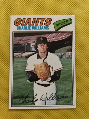 1977 TOPPS # 73 CHARLIE WILLIAMS C | eBay